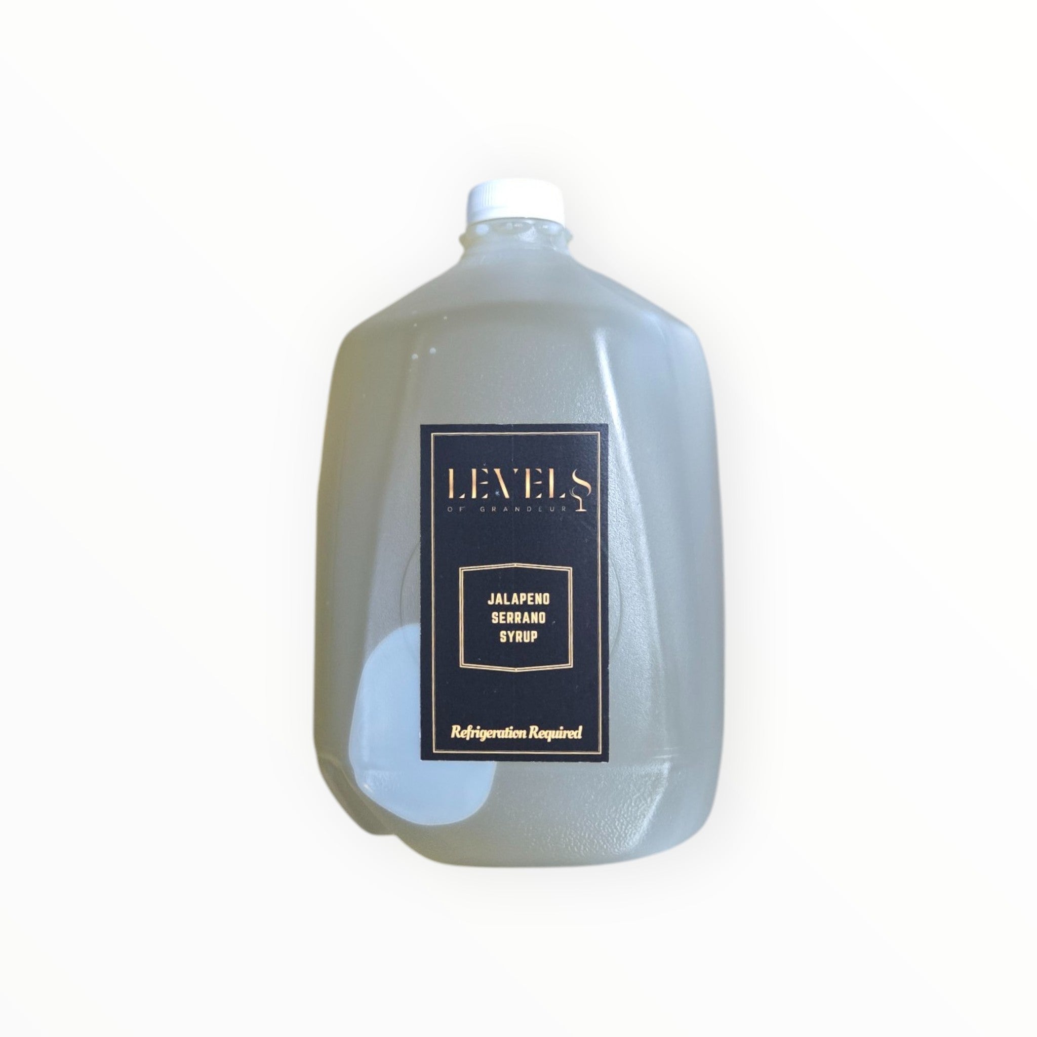 LEVELS OF GRANDEUR JALAPENO SERRANO SYRUP 1GAL – Wolf Express Liquor