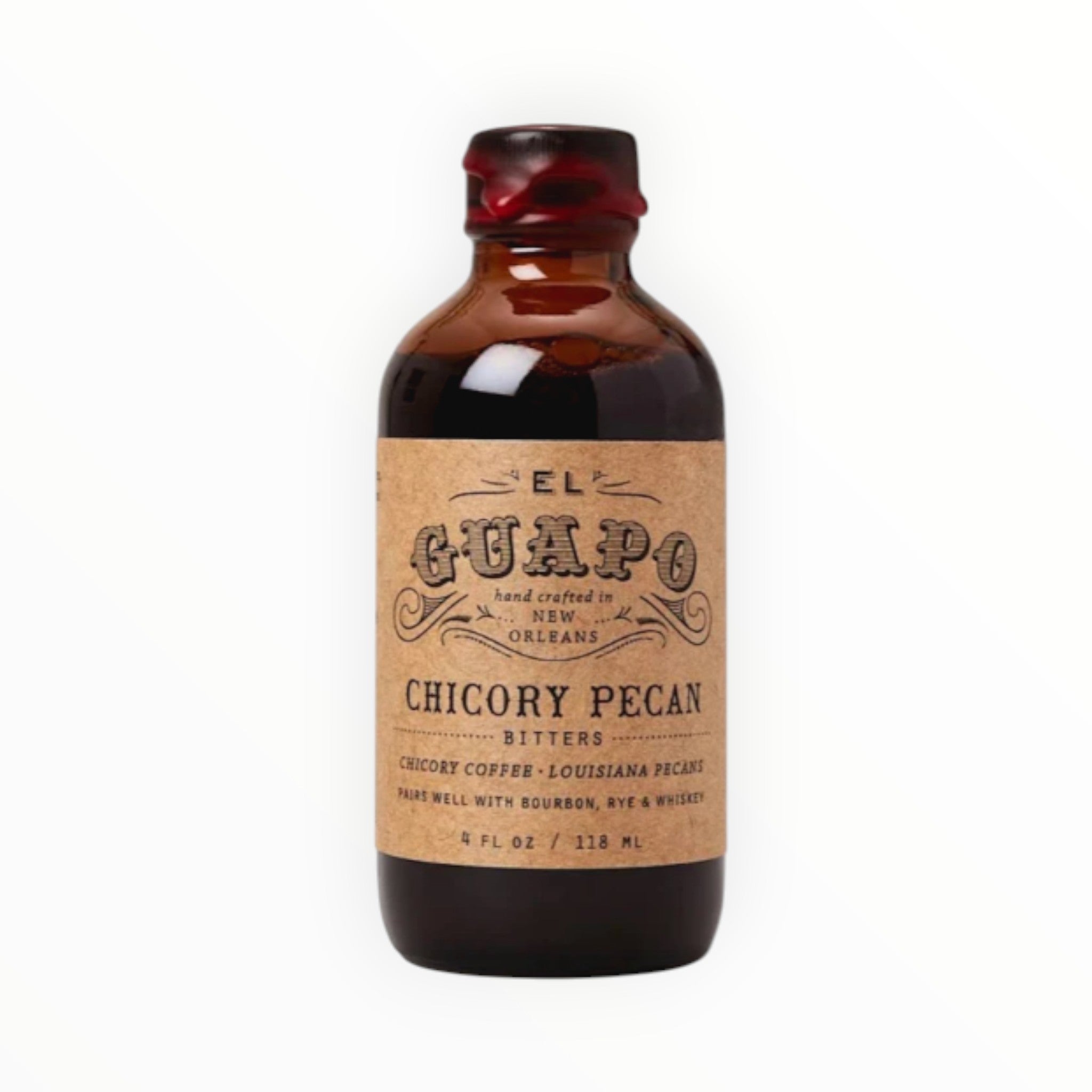 EL GUAPO CHICORY PECAN BITTERS -14 4OZ – Wolf Express Liquor