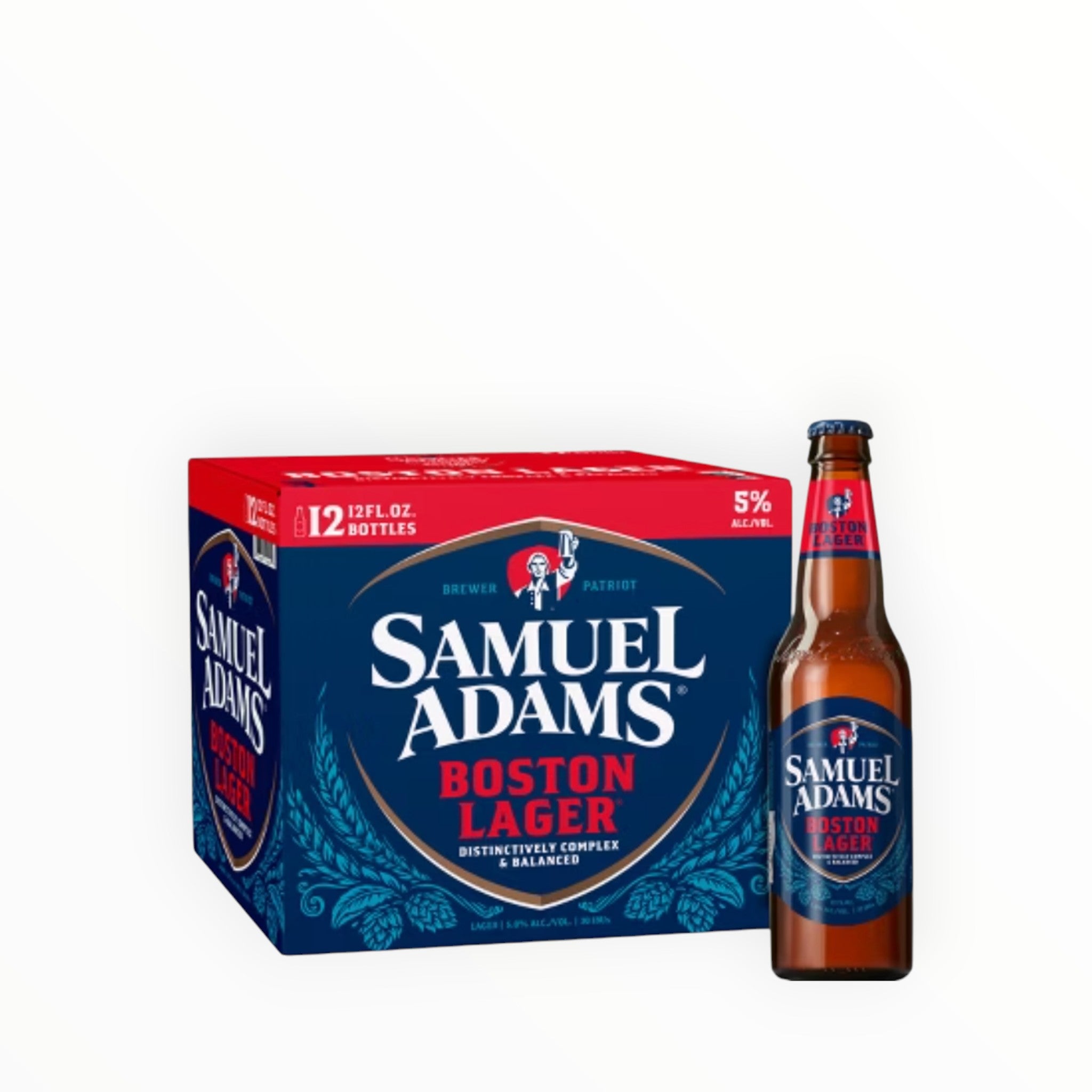 SAM ADAMS BOSTON LAGER BEER 12PK/12OZ – Wolf Express Liquor